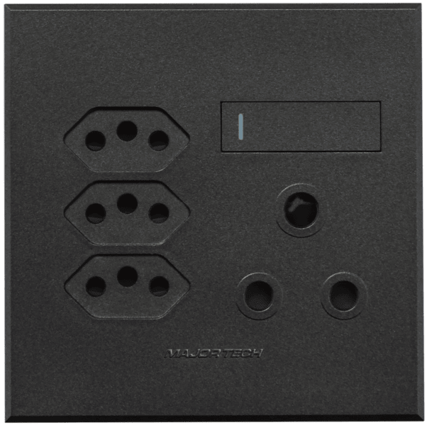 Flush Mounted SSO (1 x 16A 3PIN / 3 x 3PIN EURO SOCKET) - Veti 3 ...